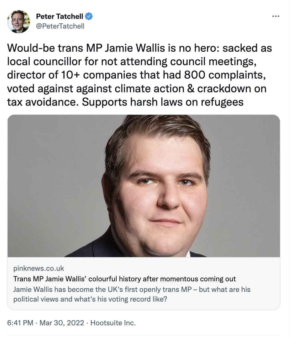 The fall and rise of Jamie Wallis MP | Labour Pains